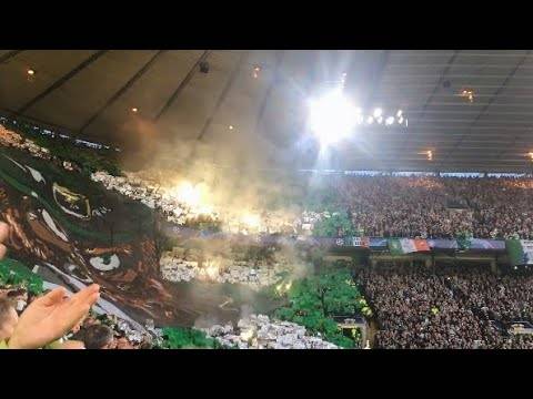 Class CELTIC ULTRAS GREEN BRIGADE tifo v Real Madrid champions league ...