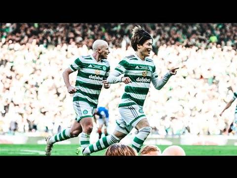 Crazy!!! Kyogo Goal Fan Celebration Final (Celtic V Rangers) 2-1 ...
