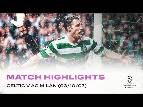 From the Archives | Celtic 2-1 AC Milan | The last gasp goal that ...
