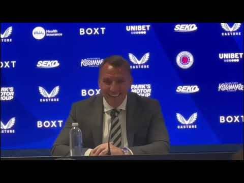 Brendan Rodgers’ full press conference reaction after Rangers win - The ...