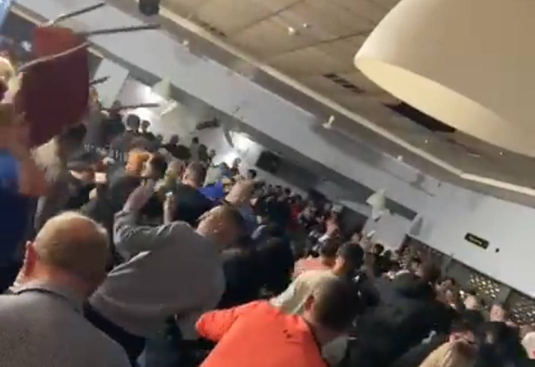 Celtic Fans React As Union Bears Riot After Amateur Boxer Blesses ...