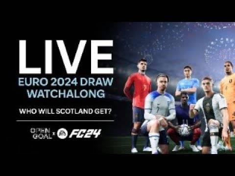 LIVE WATCHALONG: Scotland’s Euro 2024 Group Stage Draw! Si Ferry, Slaney & Derek Watch The Draw ...