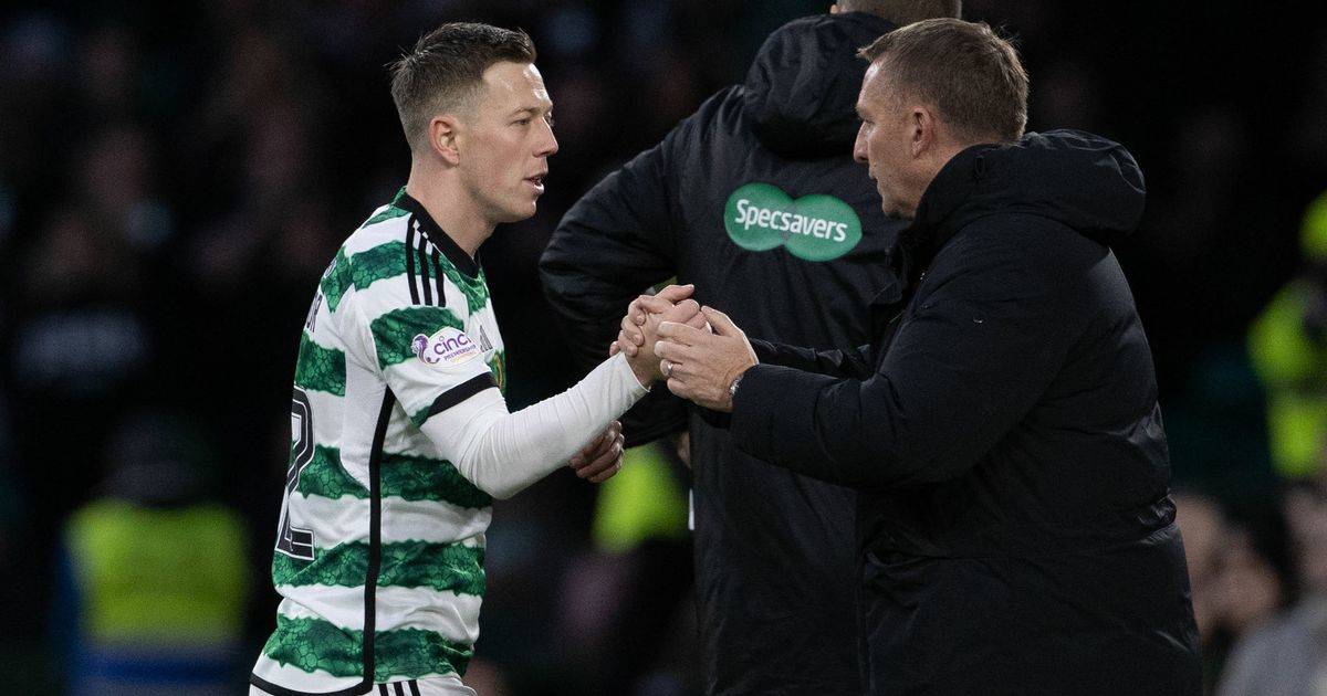 Callum McGregor Celtic injury worry as Brendan Rodgers explains training absence - Football ...