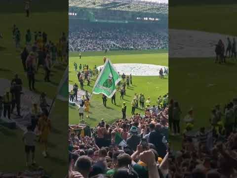 Joe Hart waves Green Brigade ultras flag #joehart #greenbrigade #celtic ...
