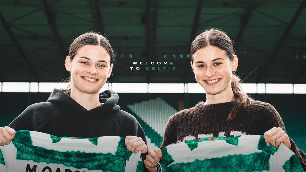 Signe and Mathilde Carstens join Celtic FC Women - Celtic FC - 12 Jun