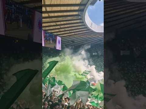 Celtic Pyro Scottish Cup Final v Rangers 🔥☢️ #celticfc #celticfans # ...