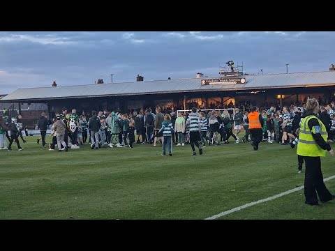 Mass Pitch Invasion Full Time Celtic v Ayr United - RonnieJ67 - 5 Jul ...