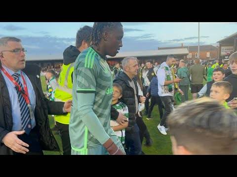Crazy Pitch Invasion at Somerset Park (Ayr United V Celtic ...