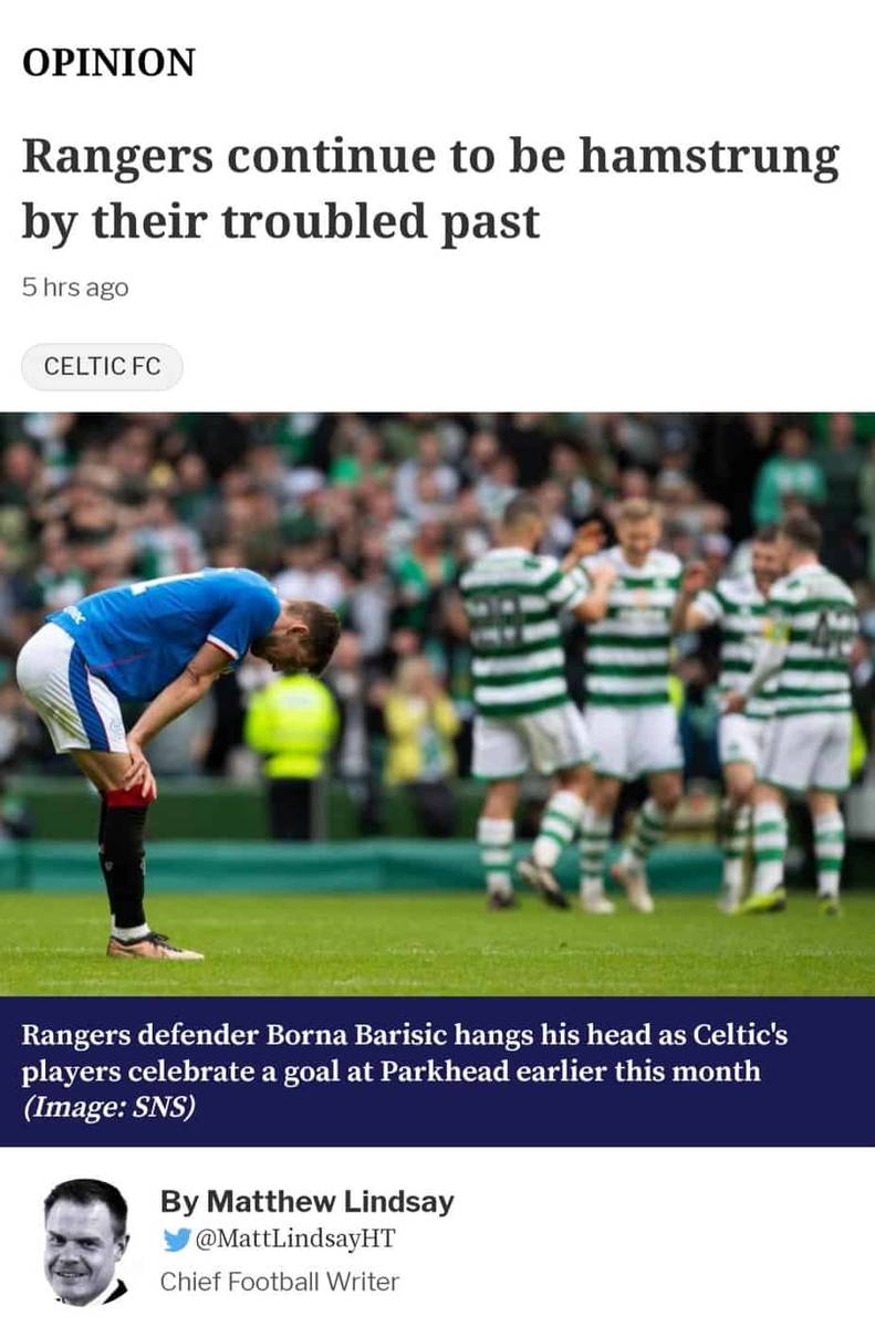 Celtic on a different level to Sevco - 22 Apr, Phil Mac Giolla Bhain
